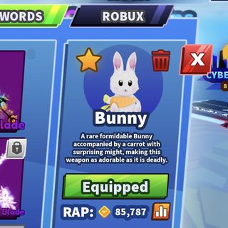 Blade Ball Sword Chimera Bane Finisher (1.7K Rap), Video Gaming, Video ...