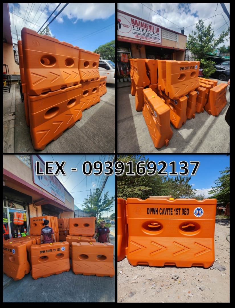 safety road plastic road barrirt brb2 barrier, Commercial & Industrial ...