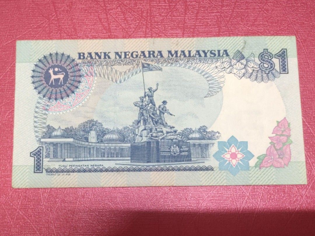 Satu Ringgit Malaysia Note #E004, Hobbies & Toys, Collectibles ...