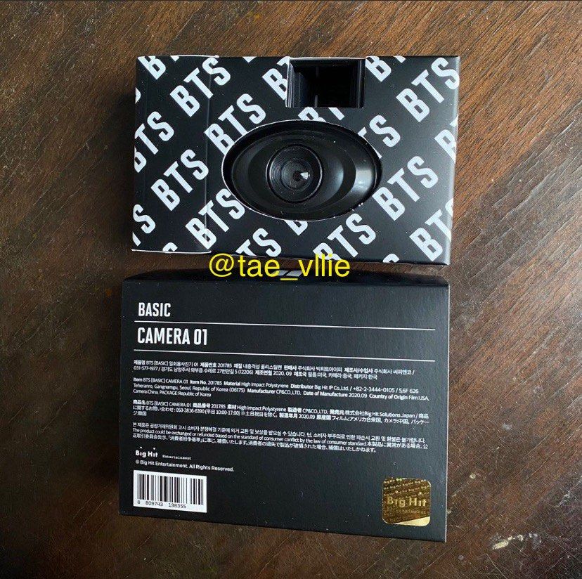 SEALED DISPOSABLE CAMERA BTS, Hobbies & Toys, Collectibles ...