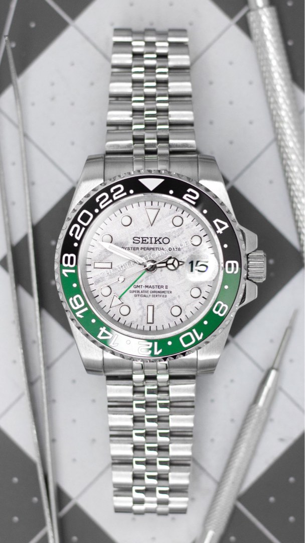 Seiko Meteorite Sprite GMT Mod, Men's Fashion, Watches & Accessories ...