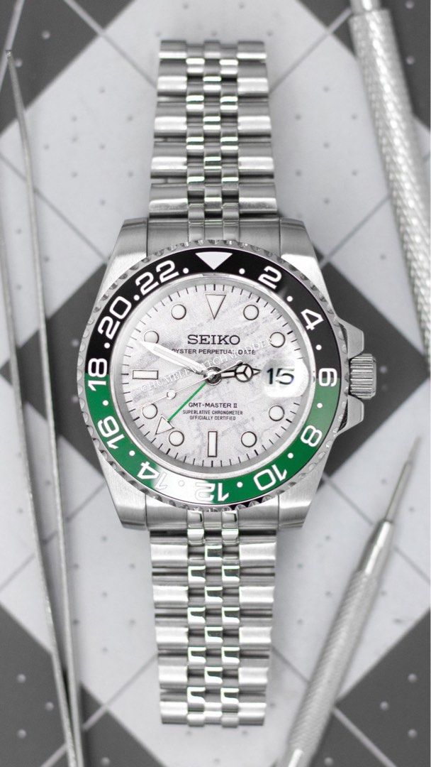 Seiko Meteorite Sprite GMT Mod, Men's Fashion, Watches & Accessories ...