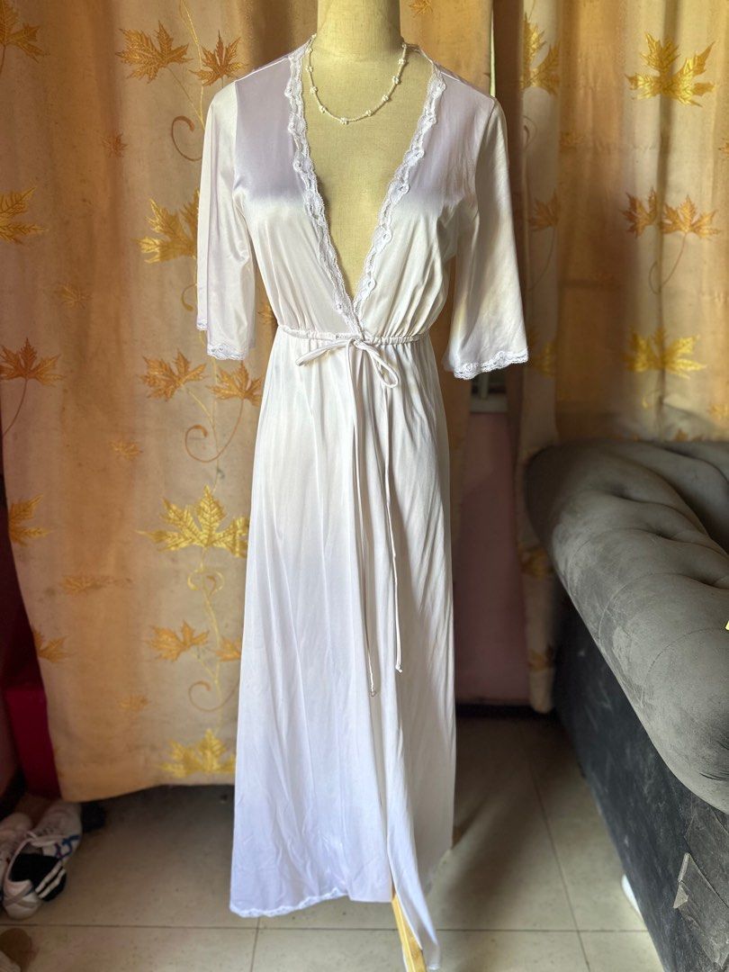 Shadowline nylon robe, Women's Fashion, Tops, Other Tops on Carousell