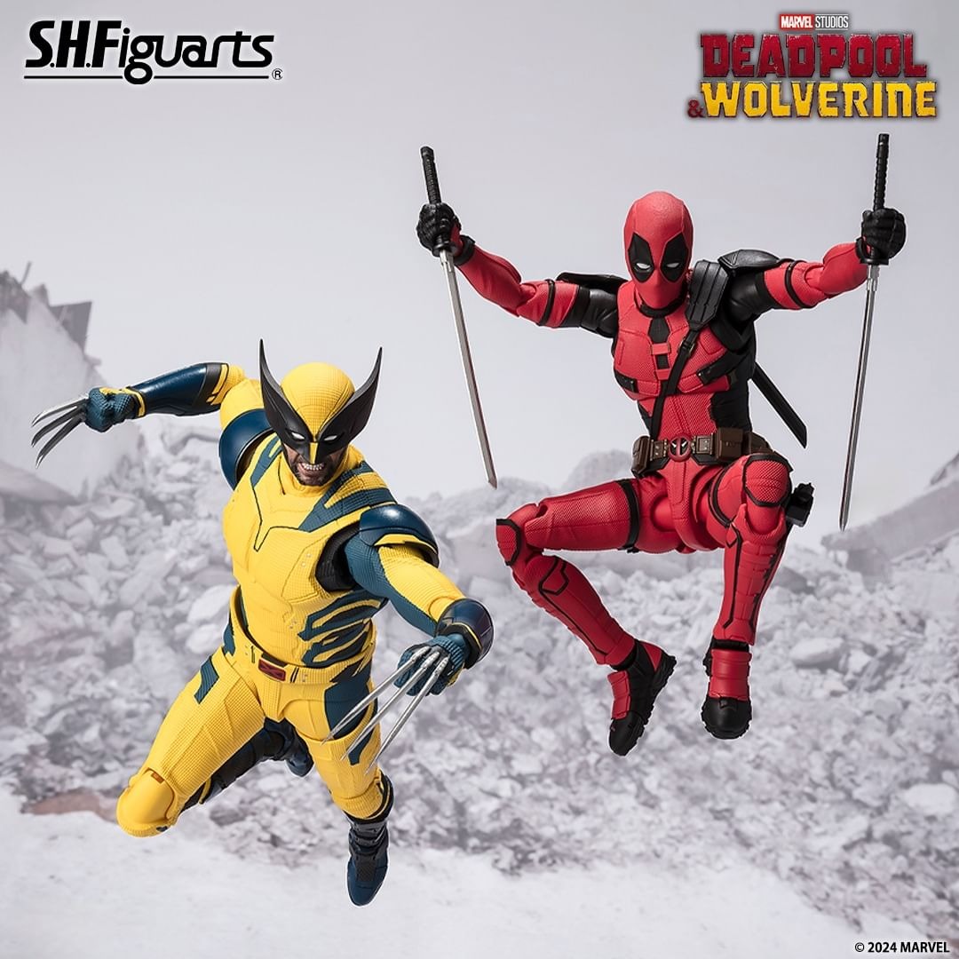S.H.Figuarts Deadpool & Wolverine SHF SHFiguarts, Hobbies & Toys, Toys ...