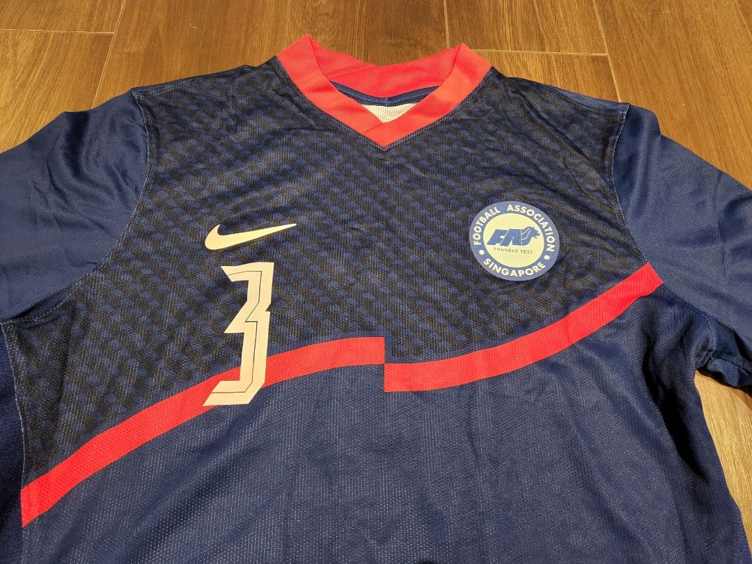 Singapore National Football Team Away Player Issue Jersey 2020, Size XL ...