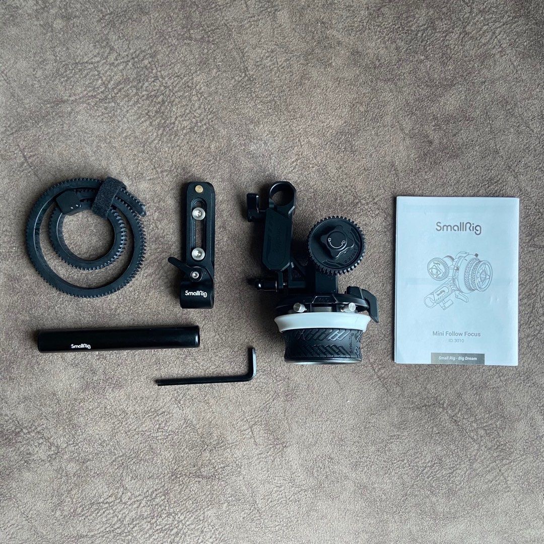 SmallRig Mini Follow Focus 3010 (LIKE NEW), Photography, Video Cameras ...
