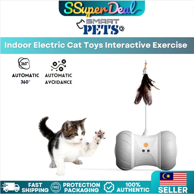 Smart Pets Indoor Electric Cat Toys Interactive Exercise, Pet Supplies ...
