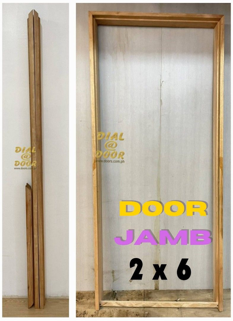 Solid Wood Mahogany DOOR JAMB Hamba 2x6, Furniture & Home Living, Home ...
