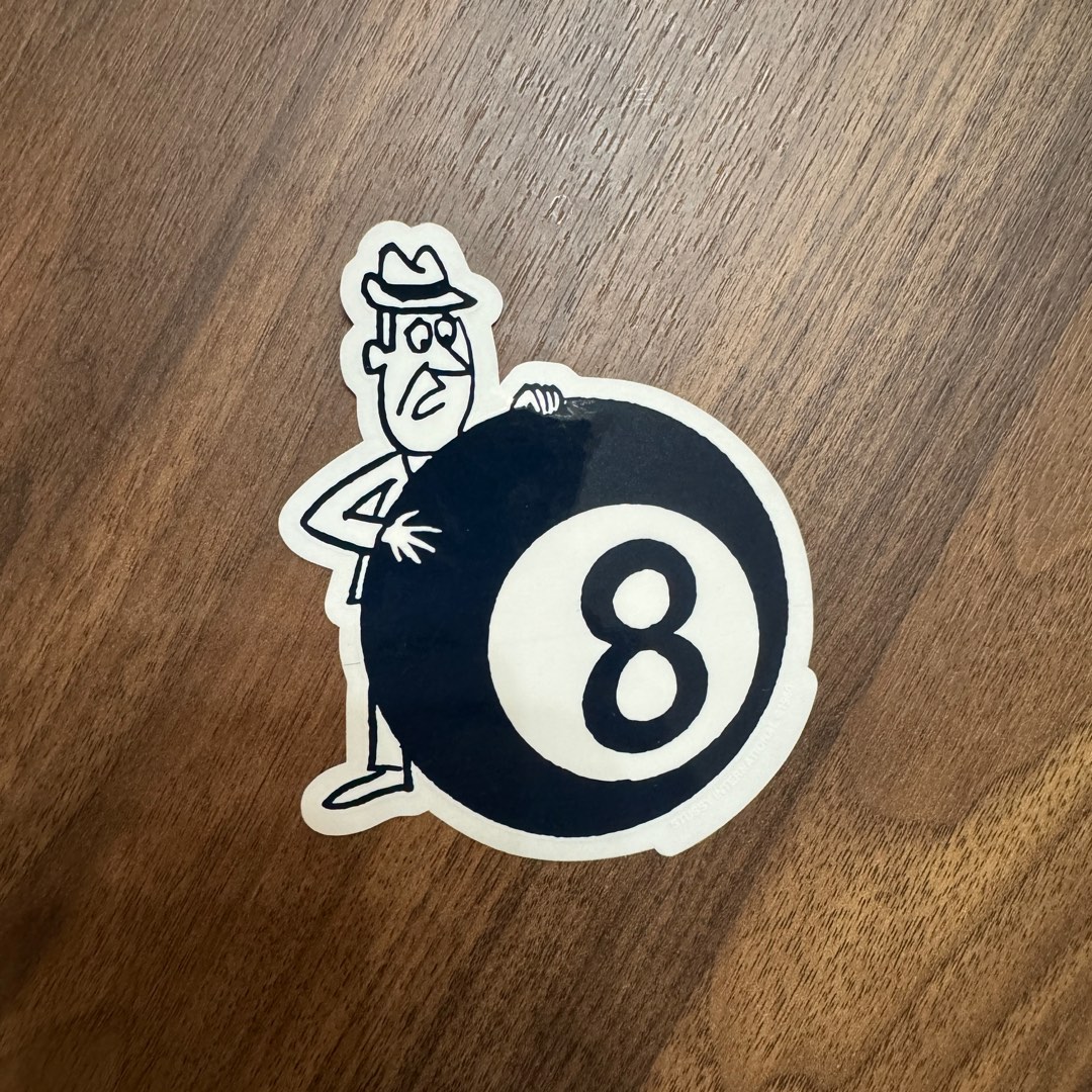 Stussy The 8 Ball Men Sticker, Hobbies & Toys, Stationery & Craft, Art ...