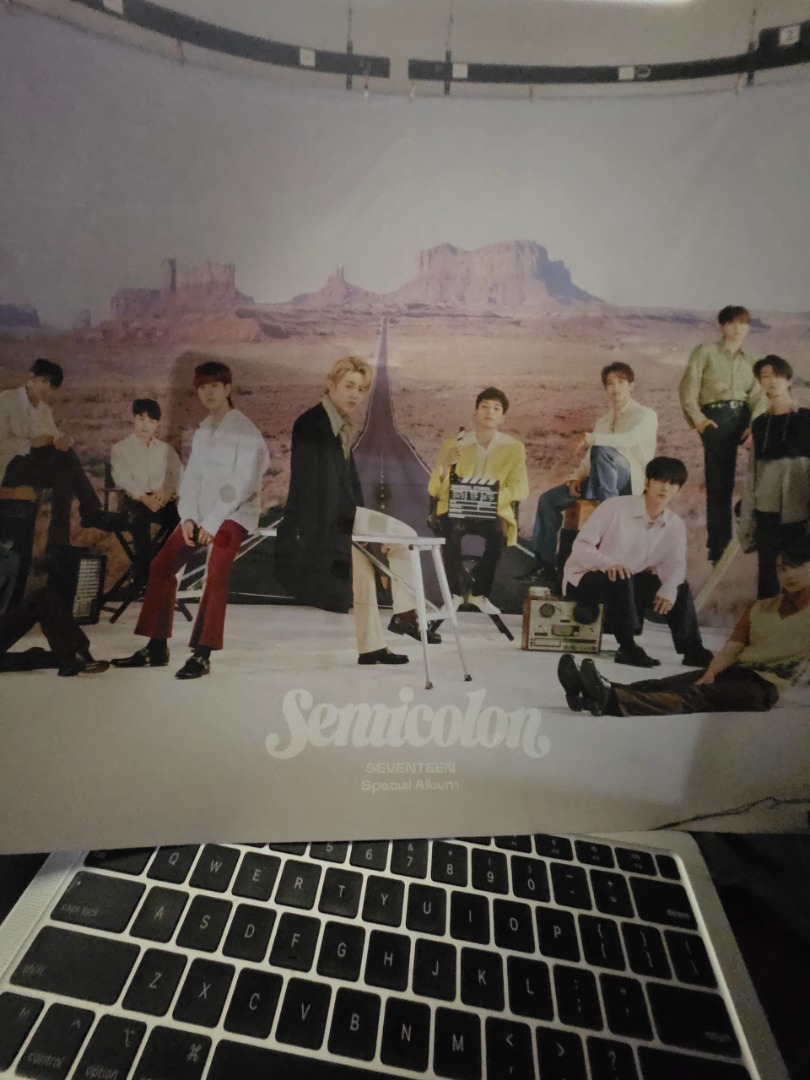 SVT- semicolon poster, Hobbies & Toys, Music & Media, Music Accessories ...