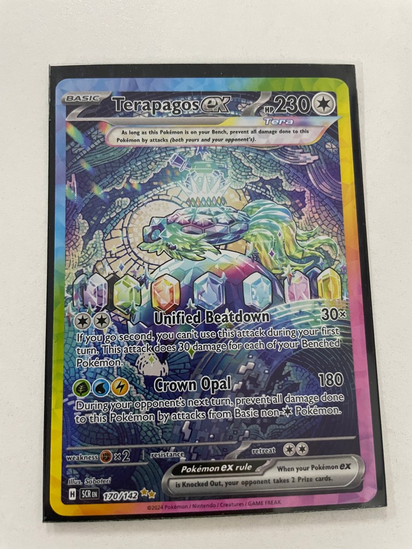 Terapagos ex, Hobbies & Toys, Toys & Games on Carousell