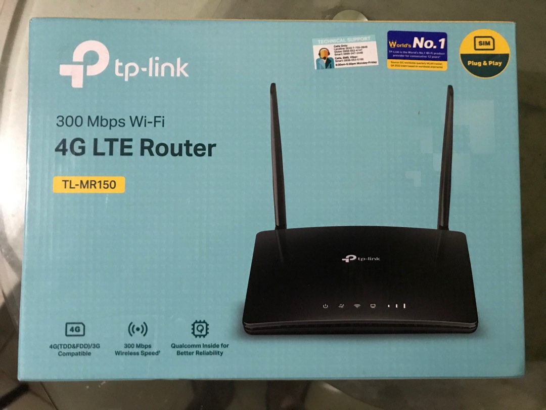 TP-LINK 4G LTE ROUTER 300 MBPS WI-FI TL-MR150, Computers & Tech, Office ...