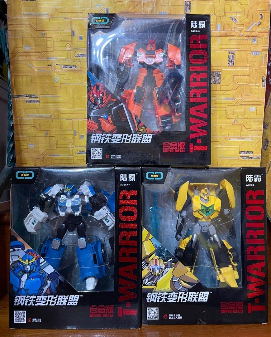 Transformers Lu Ba Robot Force - 01 Speedcar , 02 Boobi (aka Bumblebee ...