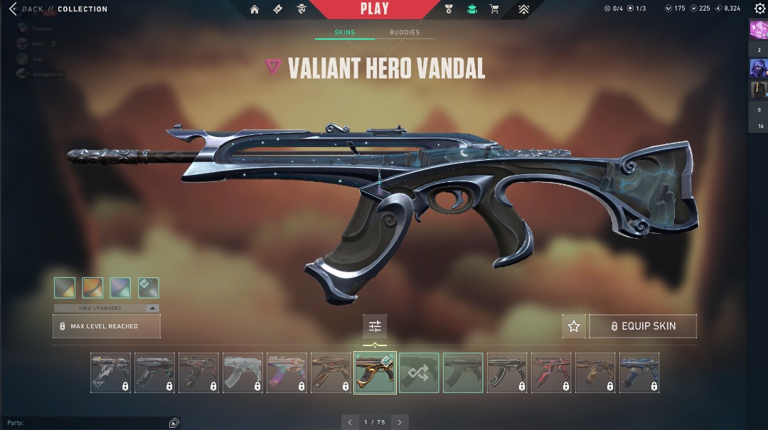 Valorant Account Valiant Hero Vandal (Plat 3), Video Gaming, Video ...