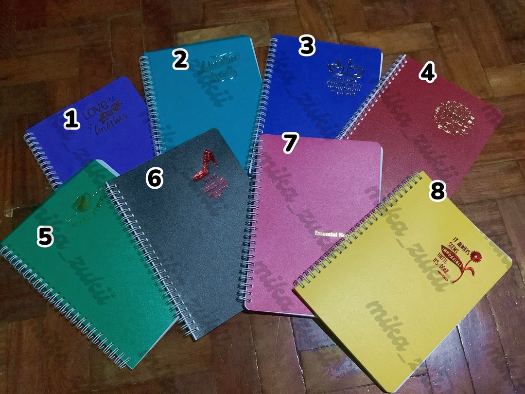 Veco Classic Spiral Notebook w/ Plastic Hardcover, Hobbies & Toys ...