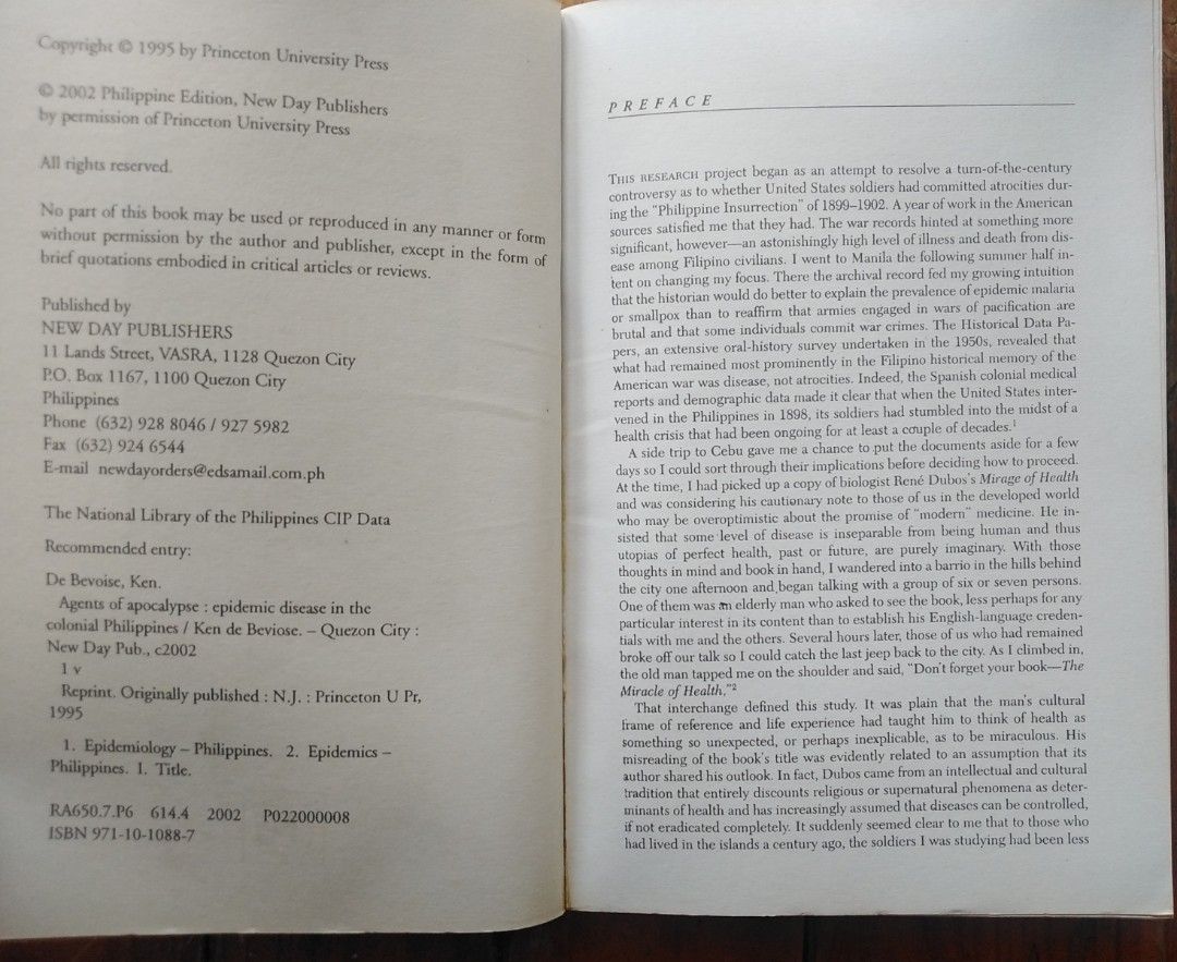 (VERY RARE) 1995 Agents of Apocalypse: Epidemic Disease in the Colonial ...