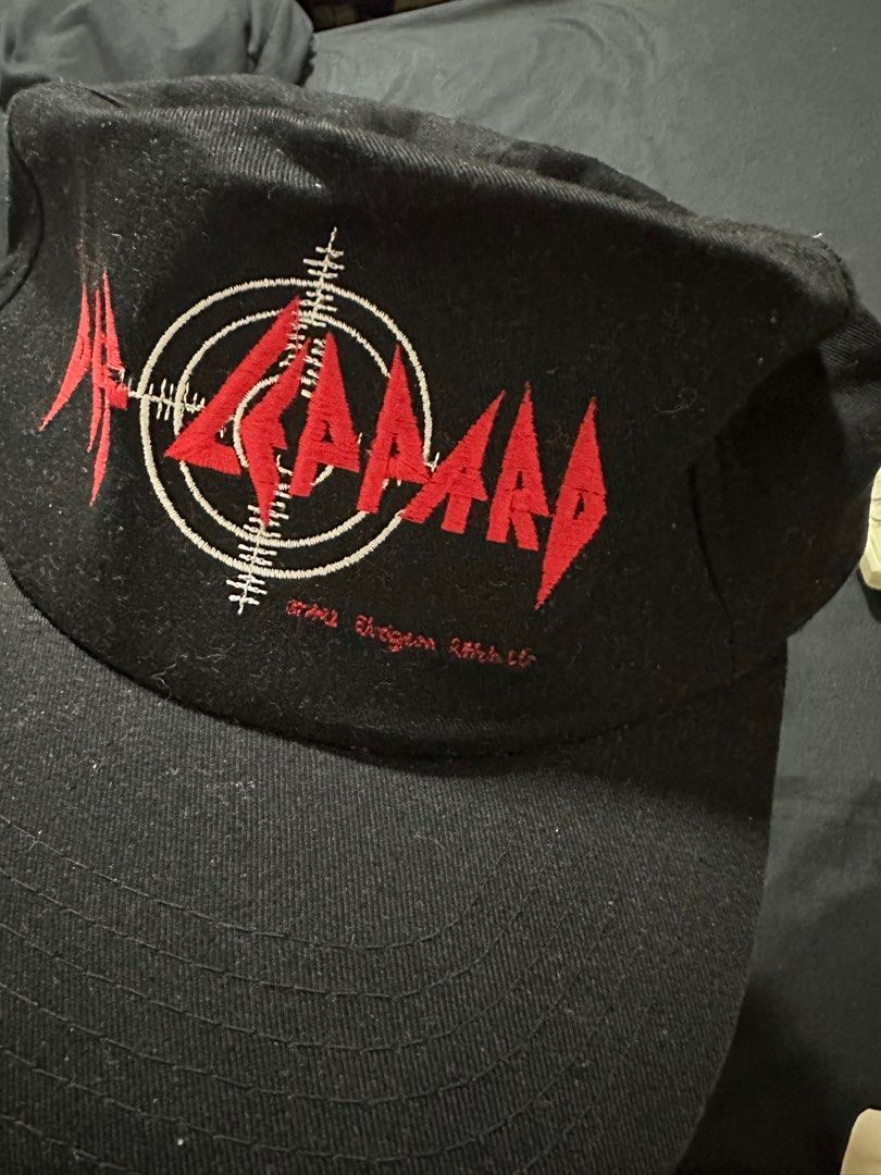 Vintage Def Leppard 1988Cap, Men's Fashion, Watches & Accessories, Cap ...
