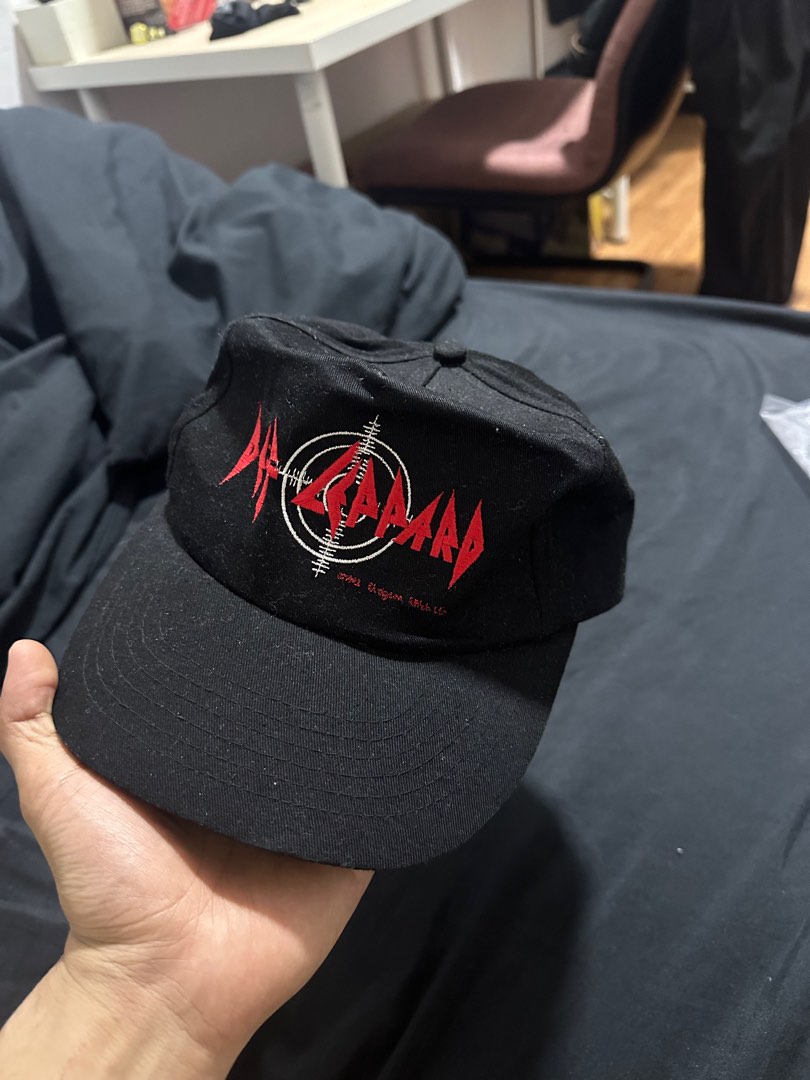 Vintage Def Leppard 1988Cap, Men's Fashion, Watches & Accessories, Cap ...