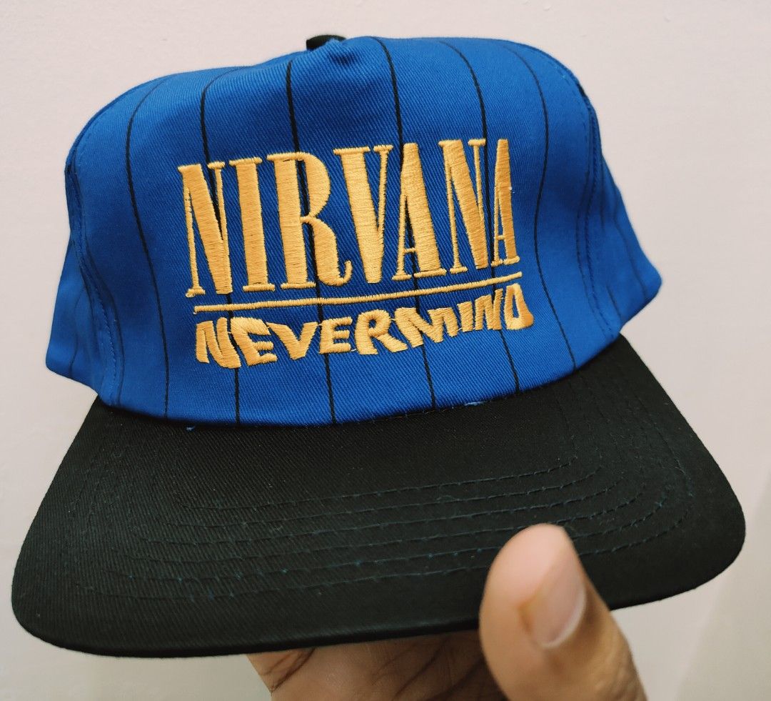 VINTAGE NIRVANA NEVERMIND CAP, Men's Fashion, Watches & Accessories, Cap & Hats on Carousell