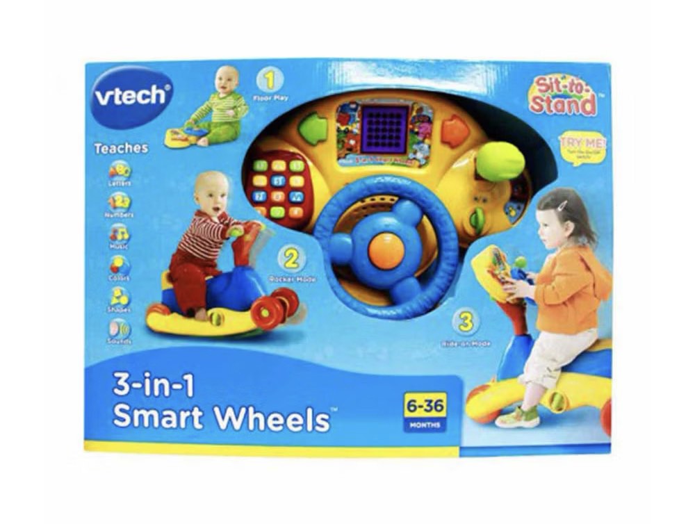 Vtech 3in1 Smart Wheels + Mickey Mouse Bike, Babies & Kids, Infant ...