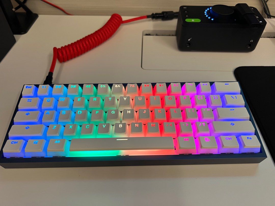 Wooting 60 HE+ module x Tofu 60 redux NAVY x Geon Raptor switches x GMK ...