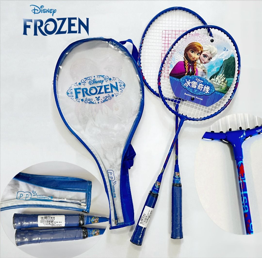 麥斯卡x迪士尼冰雪奇緣及米奇老鼠兒童羽毛球拍（一對）｜Mesuca Disney Frozen and Mickey Mouse kids ...