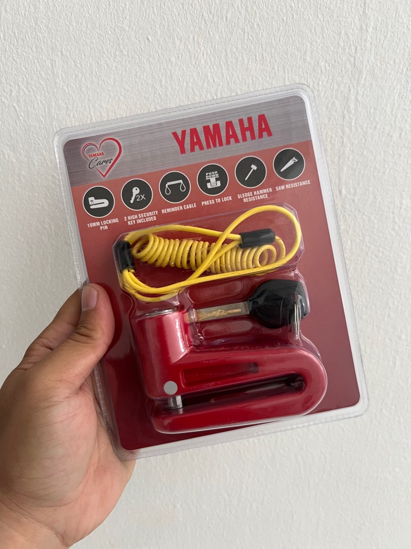 YAMAHA Disc Lock, Furniture & Home Living, Security & Locks, Locks ...