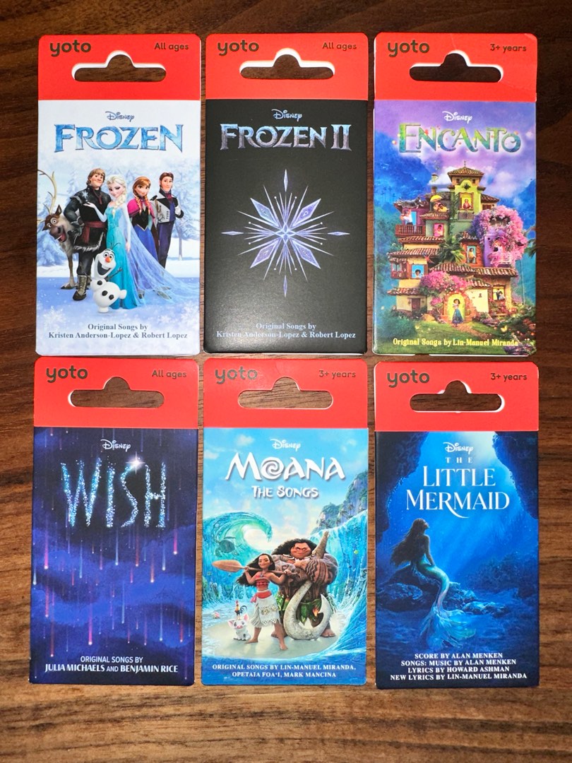 Yoto Cards | Disney Songs series (incl. Frozen), Hobbies & Toys, Toys ...