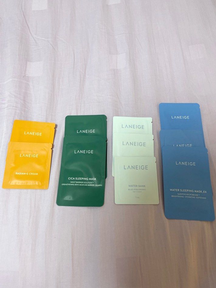 10 pcs Laneige Sample Set, Beauty & Personal Care, Face, Face Care on ...