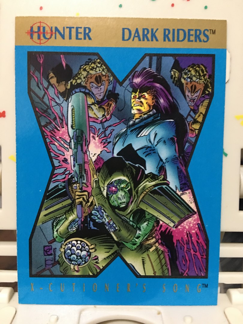 1992 Marvel Hunter Dark Riders X-Cutioner's Song Trading Card, Hobbies ...