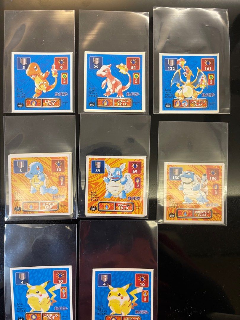 1996 Vintage Pokemon Amada Stickers, Hobbies & Toys, Toys & Games on ...