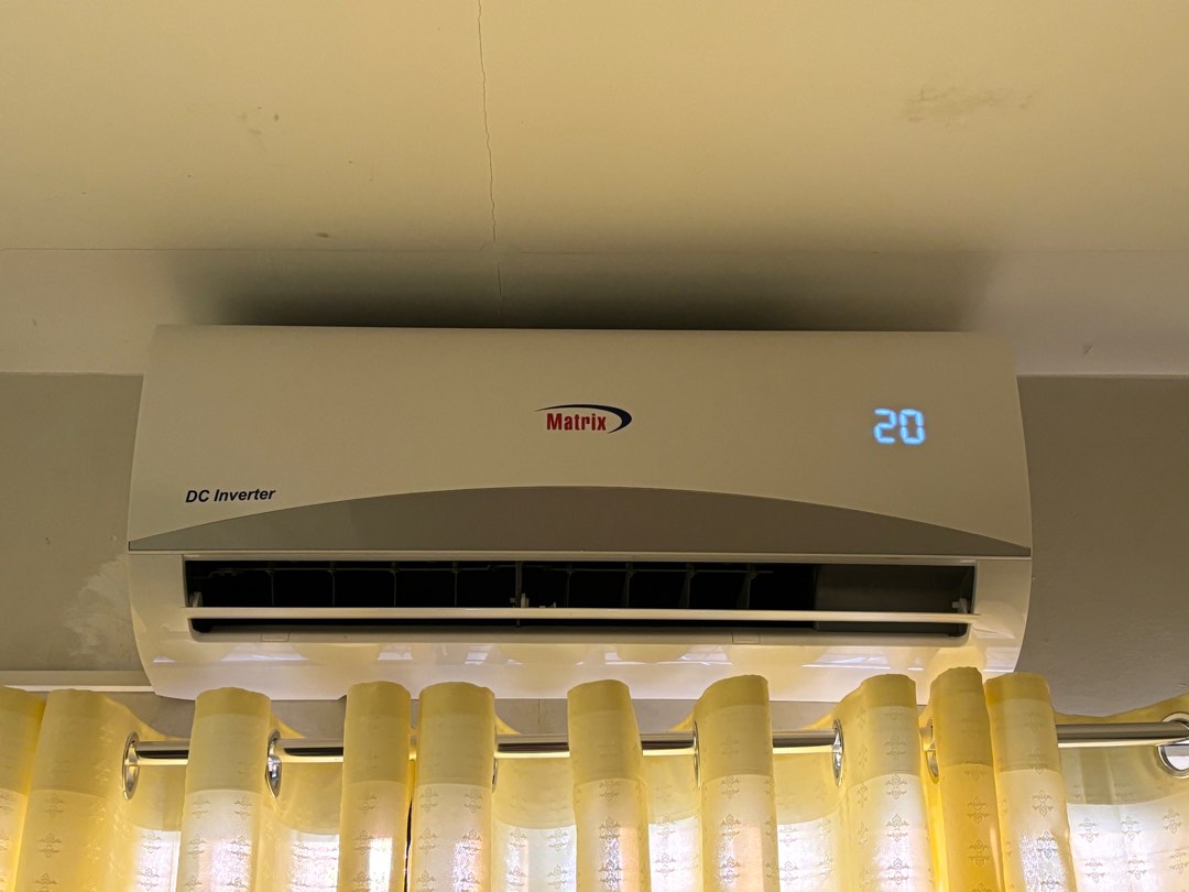 2nd Hand Matrix DC Super Inverter Split Type Room Air Conditioner 1.0HP ...