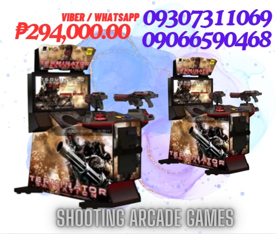 32''LCD Terminator Salvation Arcade Games Simulator shooting machine ...