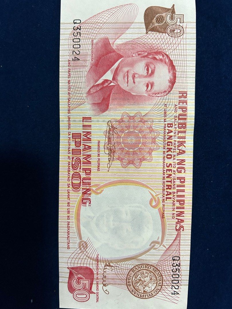 50 Peso Pilipino series, Hobbies & Toys, Memorabilia & Collectibles ...