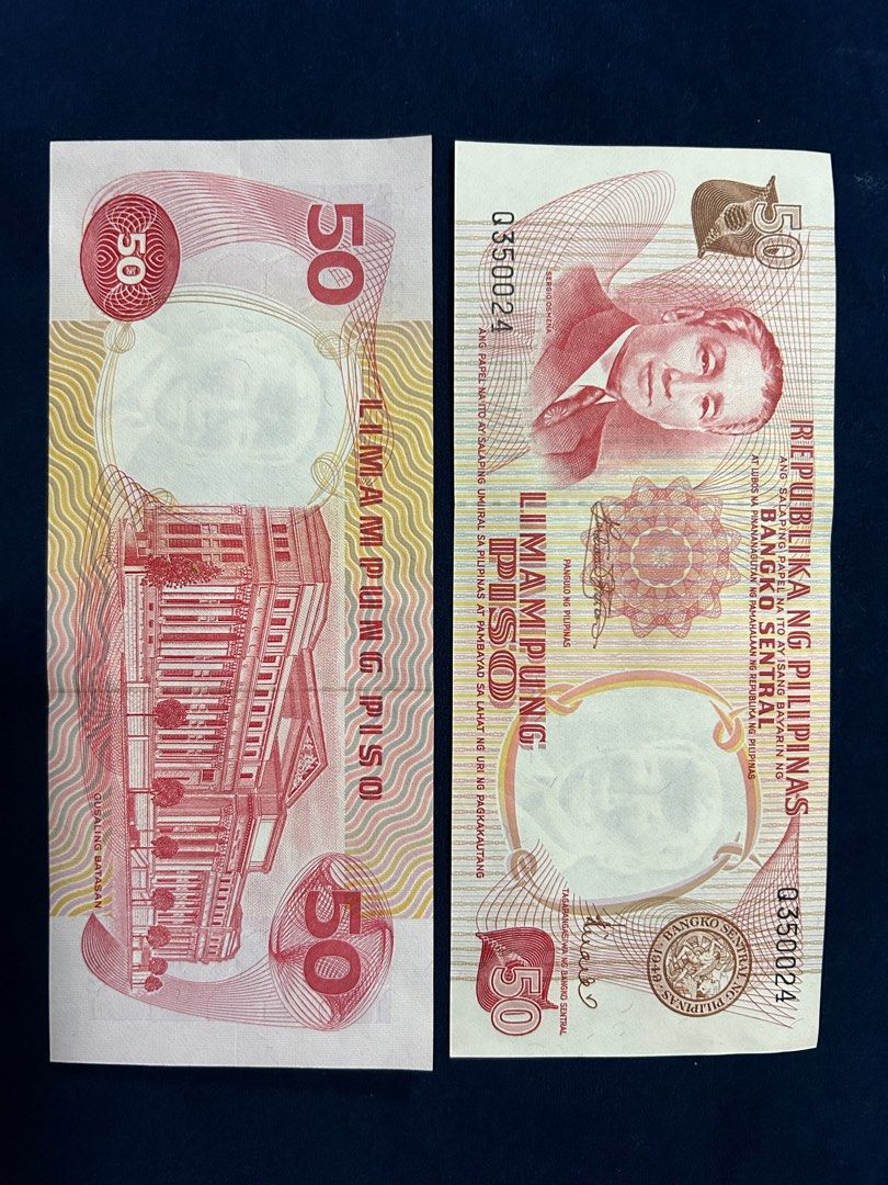 50 Peso Pilipino series, Hobbies & Toys, Memorabilia & Collectibles ...