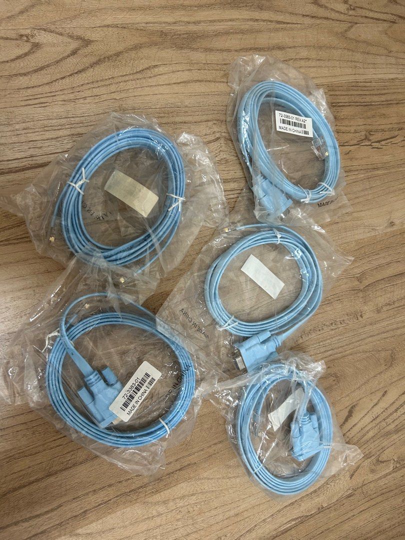 Cisco console cable rj45 db9, Computers & Tech, Parts & Accessories ...