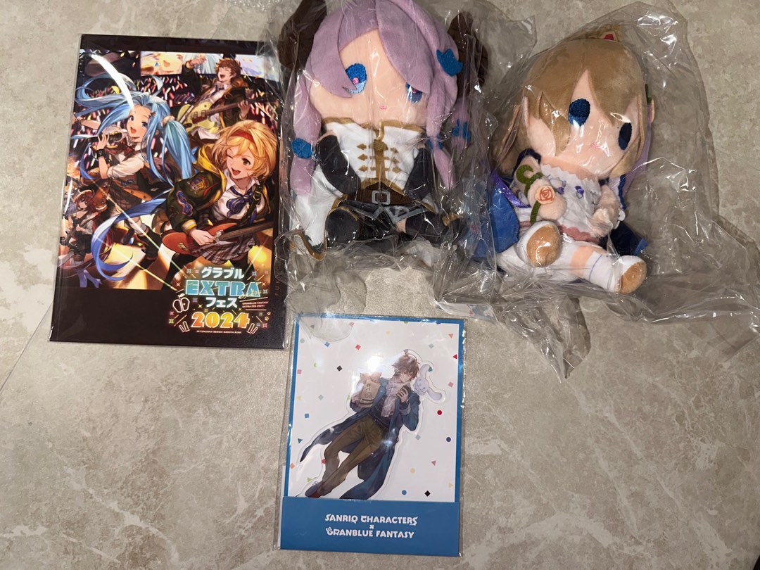 全新 現貨 Granblue fantasy EXTRA fes 2024 場刊 娜魯梅亞 奶刀 歐羅巴 公仔 聖德芬 立牌 gbf x sanrio , 興趣及遊戲, 玩具 & 遊戲類 ...