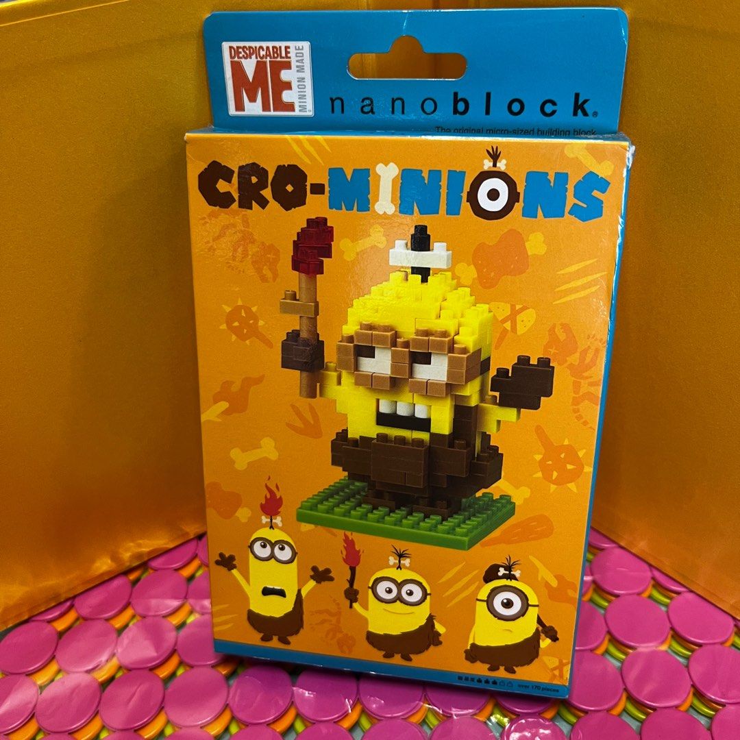 全新 包郵 小黃人 小小兵 迷你兵團 壞蛋獎門人 Despicable Me minion nanoblock cro- minion ...