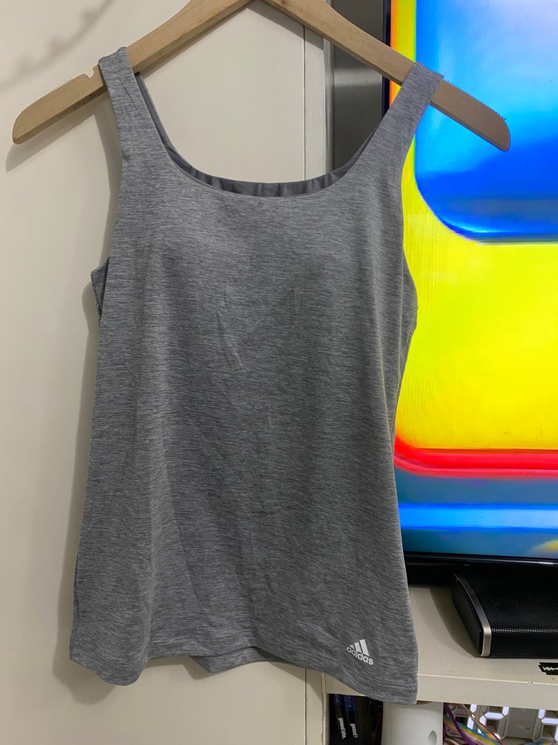 Adidas sando with bra, Men's Fashion, Activewear on Carousell