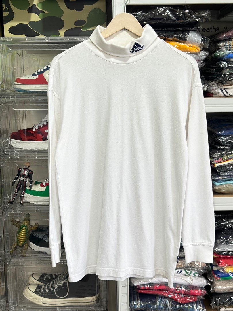 Adidas Vintage Turtle neck, Men's Fashion, Activewear on Carousell