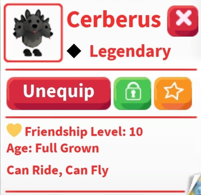 Adopt Me Cerberus!, Video Gaming, Gaming Accessories, In-Game Products ...