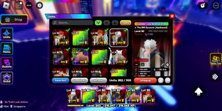 Shiny Almighty The Rift Sorcerer Gojo (Anime Defenders) can nego, Video ...