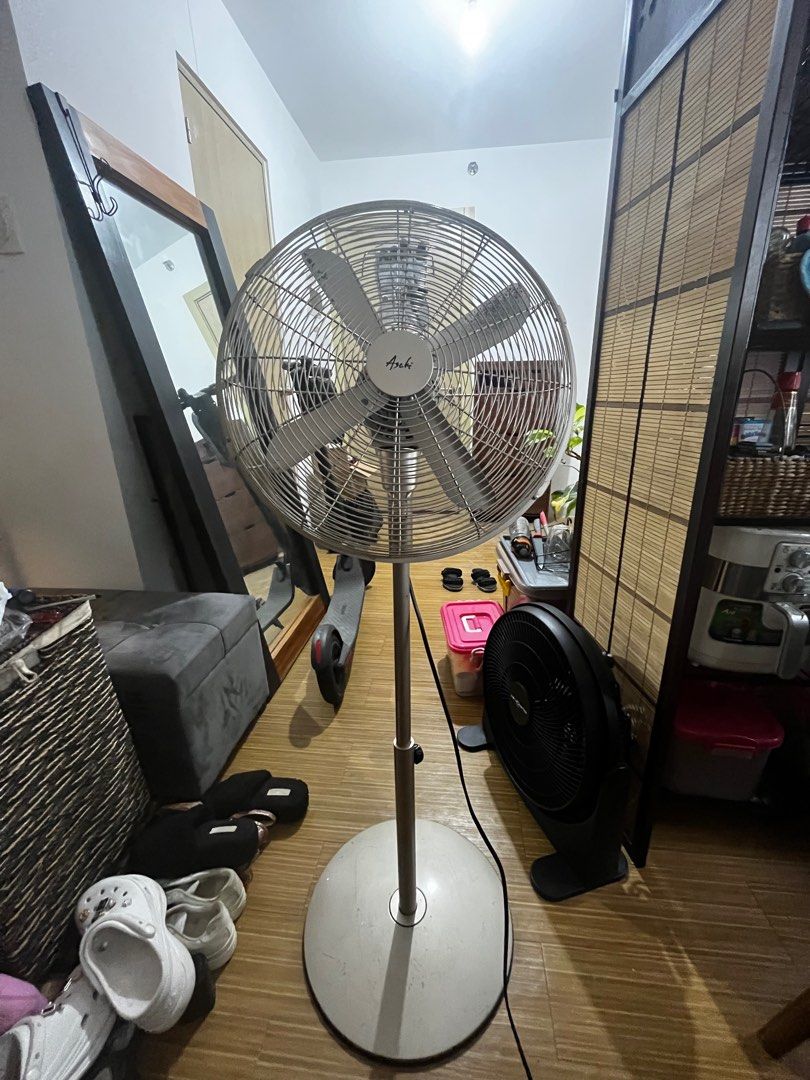 Asahi gold stand fan, Furniture & Home Living, Lighting & Fans, Fans on ...