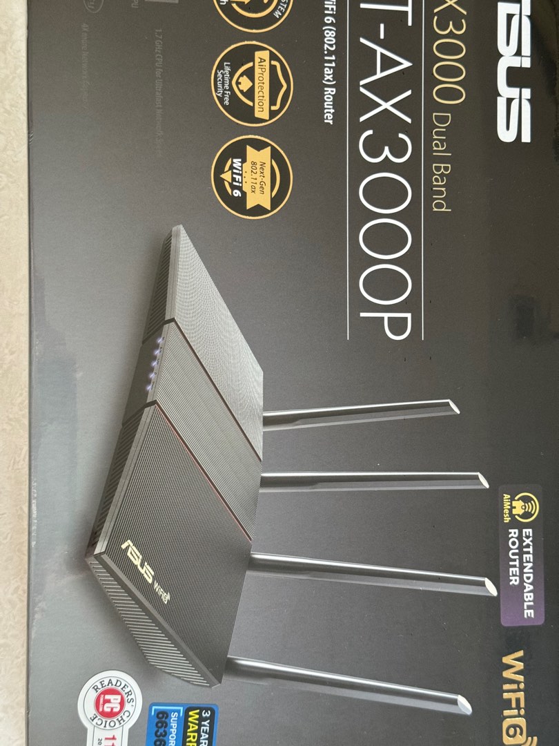 ASUS RT-AX3000P wifi system, Computers & Tech, Parts & Accessories ...