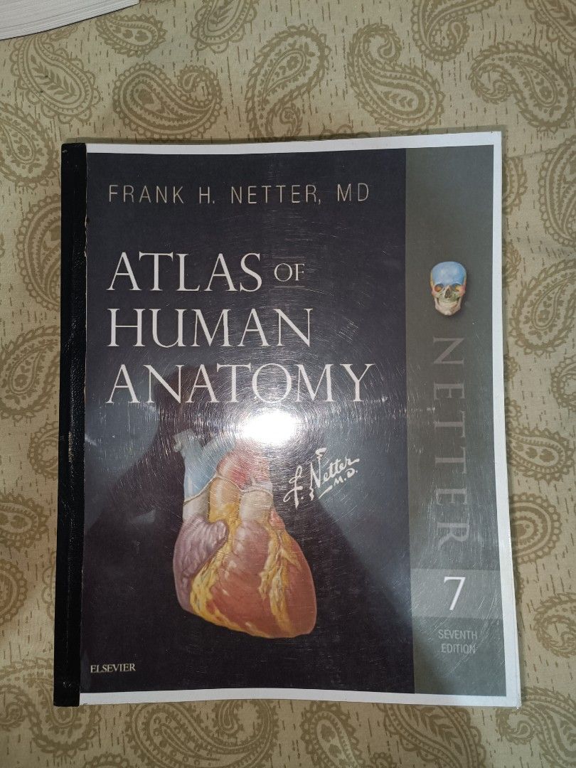 Atlas of Human Anatomy 7th Edition by Frank H. Netter, reprinted ...