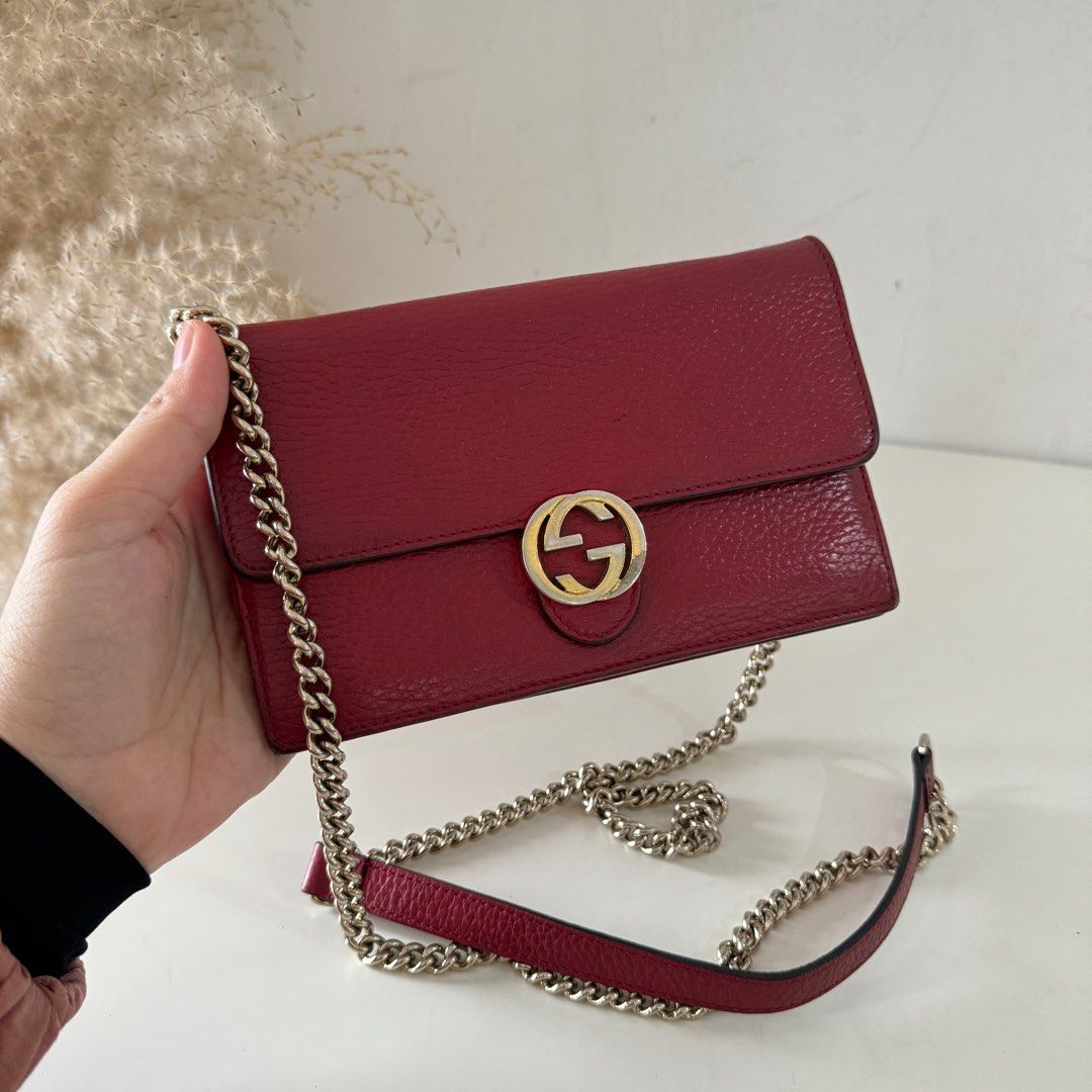 Authentic Gucci interlocking woc, Luxury, Bags & Wallets on Carousell