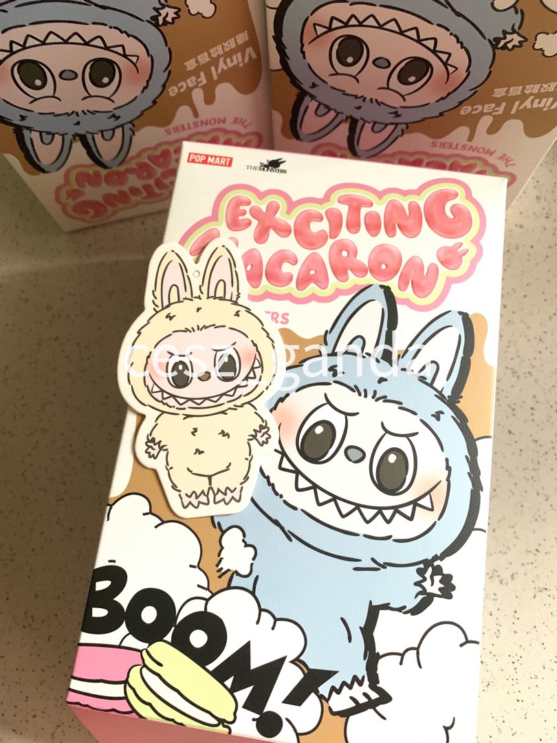 AUTHENTIC LABUBU EXCITING MACARON- SOYMILK, Hobbies & Toys, Memorabilia ...