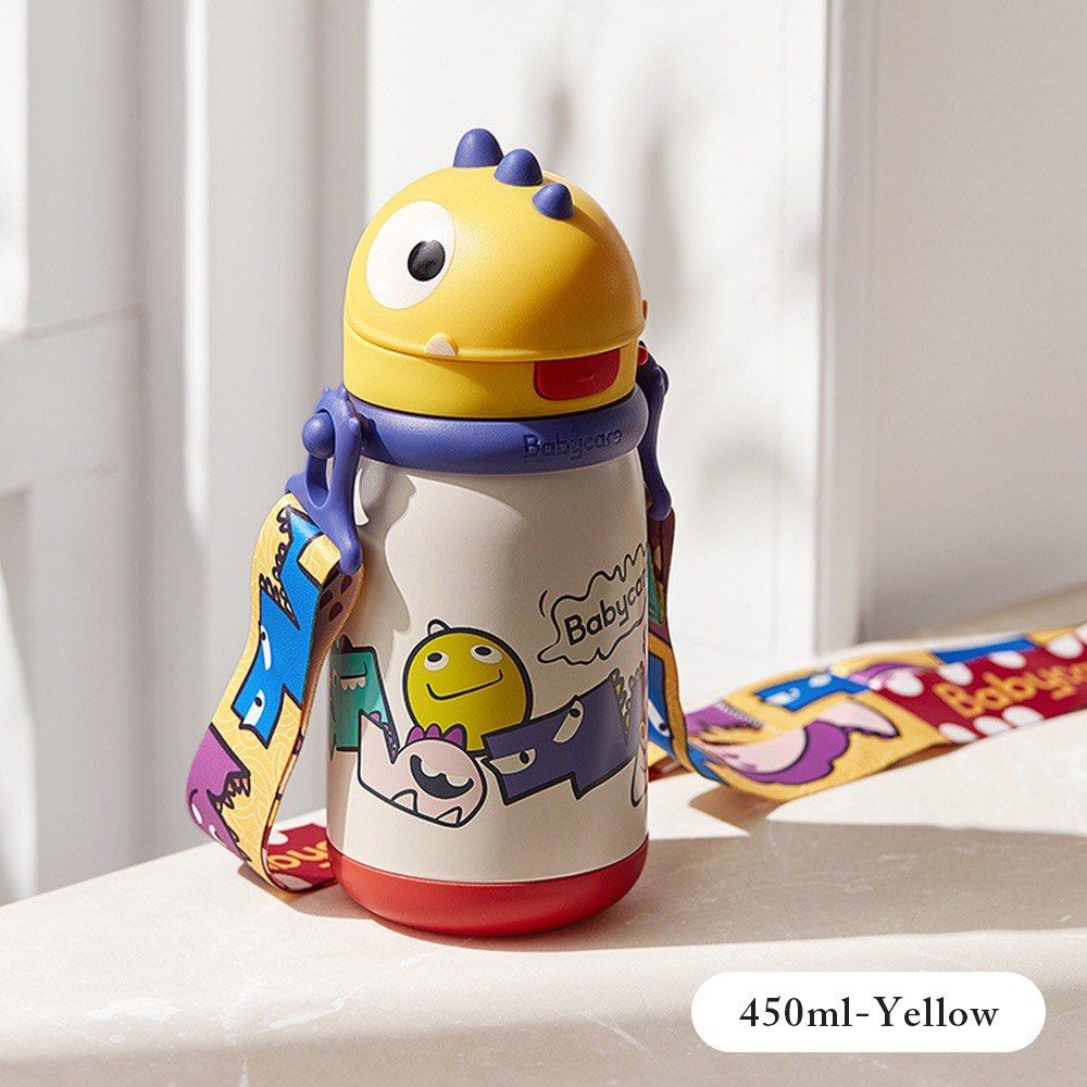 BC Babycare 450ml Thermos Cup With Straw Baby Bottle Thermal Flasks ...