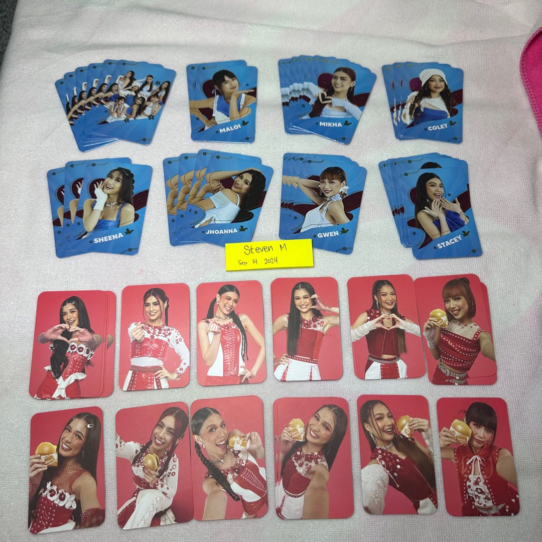 BINI PHOTOCARDS MODESS / JOLLIBINI, Hobbies & Toys, Memorabilia ...