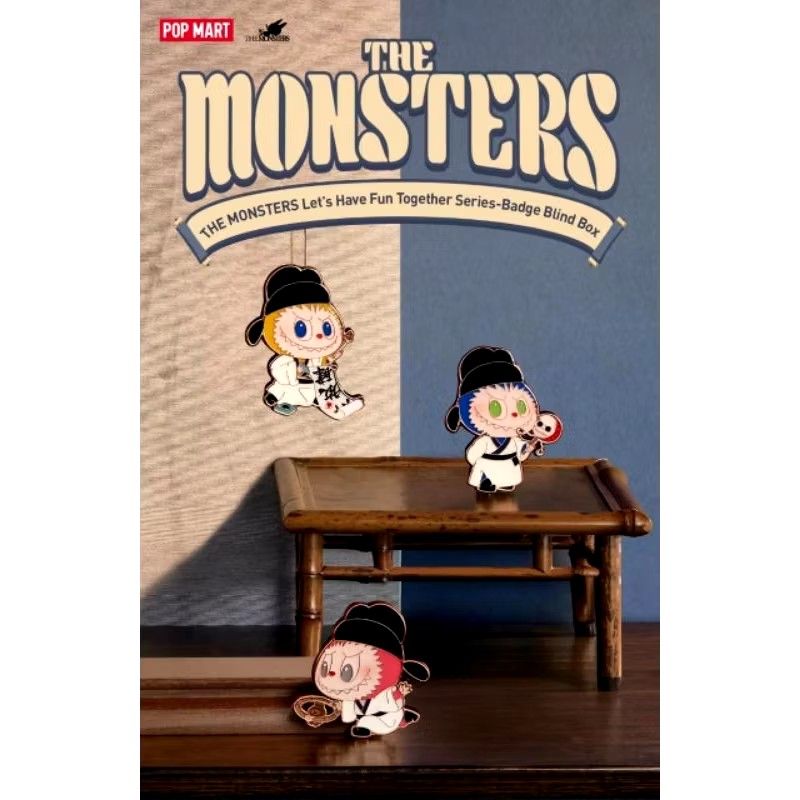 (Blind Box) Badge Labubu / Pin Labubu / Magnet Labubu / POPMART THE ...
